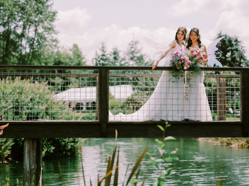 Megan and Erika's Enchanted Forest Wedding at Graybridge Venue